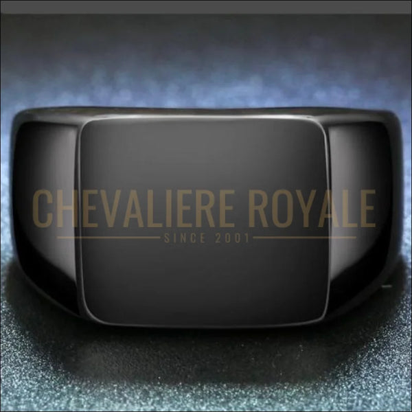Chevalière personnalisée avec nom ou photo gravé – Chevalière Royale