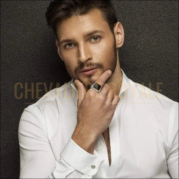 Chevalière homme inox une harmonie indiscutable – Chevalière Royale