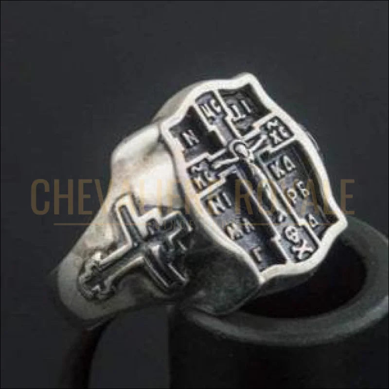 Chevalière Homme Sacrifice Ultime Croix Crucifix – Chevalière Royale